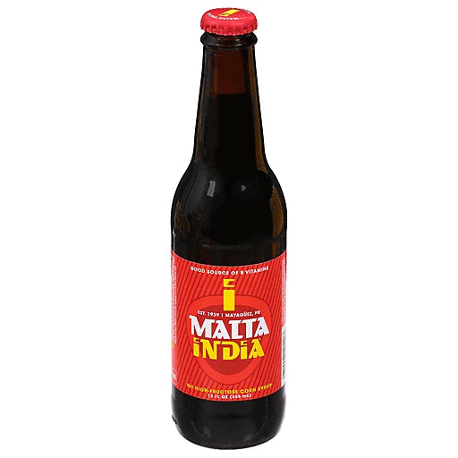 Malta India - 12 oz (12 Glass Bottles)
