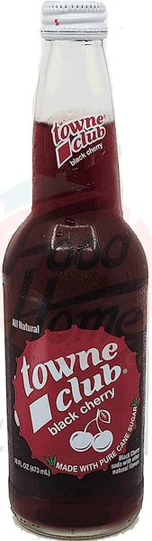 Towne Club Black Cherry 16 oz (12 Glass Bottles)