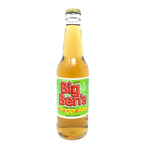 Big Ben's Ginger Ale - 12 oz Glass Bottles